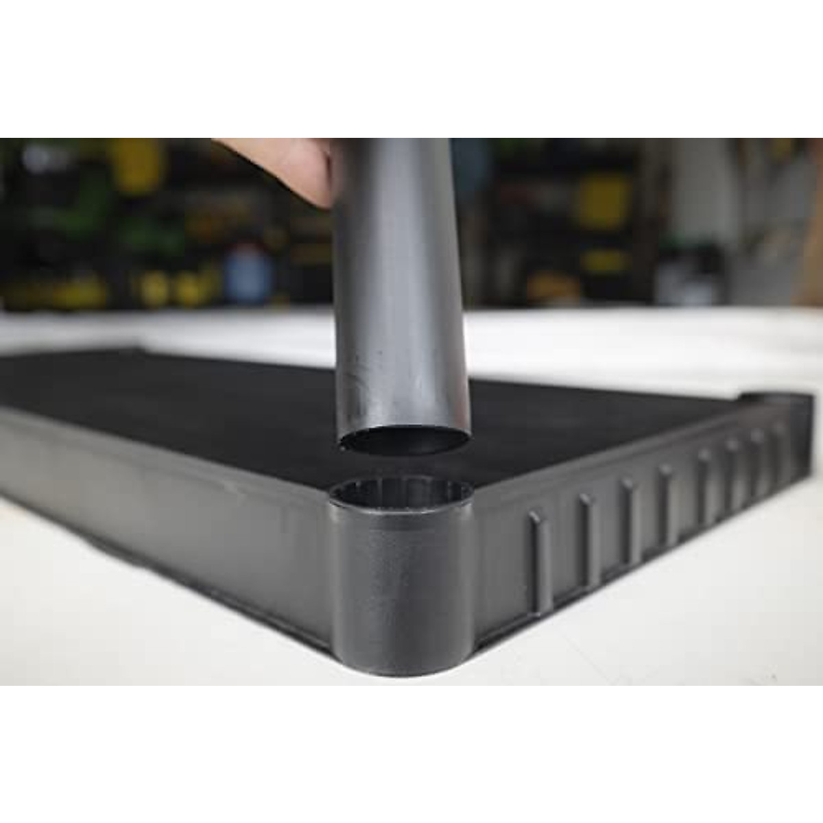 BLACK+DECKER Shelving Unit, Medium Duty Storage Shelving Unit, Garage Organizer, Indoor and Outdoor, Black (1-Pack, 14"x34")