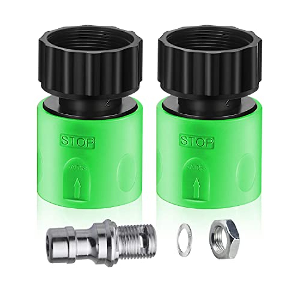 Haiouus Lawn Mower Deck Wash Kit, Compatible with MTD, Troy-Bilt, Craftsman Lawn Mower Tractor, Cub Cadet Deck Wash Adapter Quick Connect Attachment Kit, fits Riding Lawn Mower Cleaning Accessories