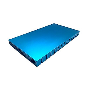 Aluminum Heat Radiator Heatsink Cooling Fan 150x85x12mm Blue Tone