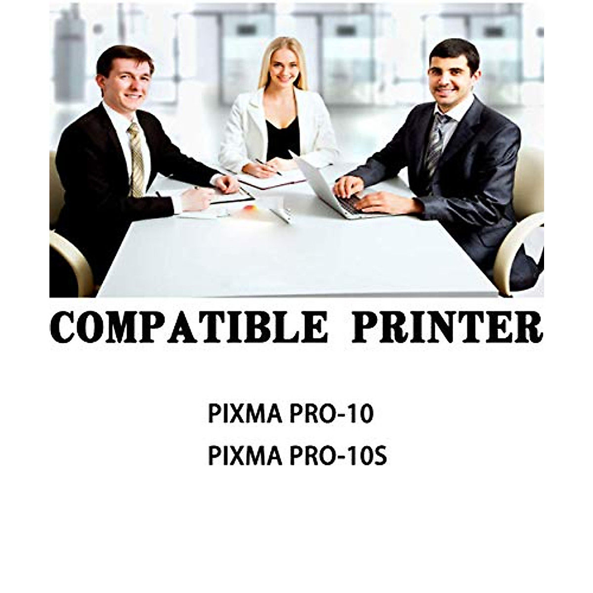 10-Pack ColorPrint Compatible PGI72 Ink Cartridge Replacement for Canon PGI-72 PGI 72 Work with PIXMA Pro-10 Pro 10 Pro10S PRO-10S Pro 10 Laser Printer (PBK, MBK, C, M, Y, PC, PM, R, GY, CO, 1 Set)