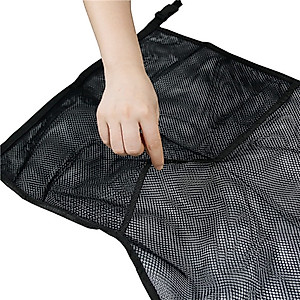 CUSENA Double Oxygen Cylinder Bag, Wheelchair Oxygen Tank Bag for D and E Cylinders Bottle, Oxygen Backpack Holder for Wheelchair & Walker,Black,66x47cm