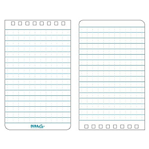 Rite in the Rain Waterproof (DURARITE) Top Spiral Notebook, 3" x 5", White Cover, Universal Pattern (No. 635)