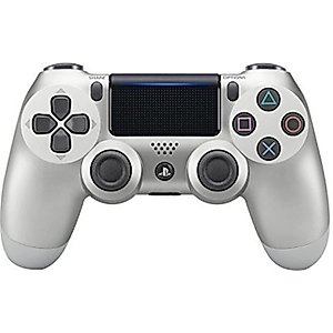 DualShock 4 Wireless Controller for PlayStation 4 - Silver [Discontinued] (Renewed)