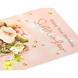 American Greetings Birthday Card for Sister-In-Law (Flower Arrangement)
