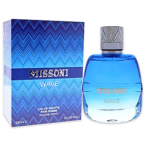 Missoni Missoni Wave Men EDT Spray, 3.4 Fl Oz (Pack of 1)