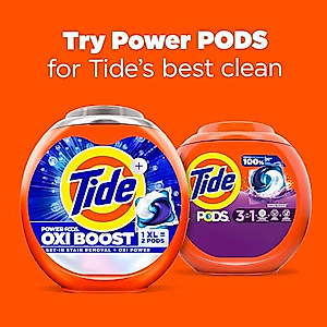 Tide PODS laundry detergent pacs, 3-in-1 Stain Remover, Odor Fighter, Color Protector, 112 Count, HE compatible, Spring Meadow Scent