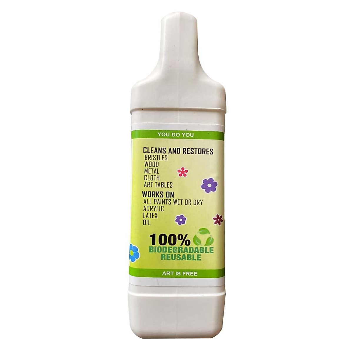 Green Piece® Paint Brush Cleaner and Restorer for Art Paint Brushes - 100% Natural - Non-Toxic - Wet or Dry Paint - No Chemicals - Oil or Acrylic Paints, Wood and Metal - Amazing Power - 18 Oz