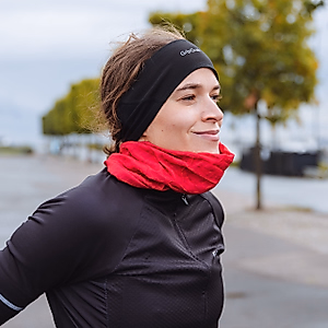 GripGrab Thermal Winter Cycling Headband with Windproof Forehead Lightweight Under Helmet Bicycle Head Band Running Headband