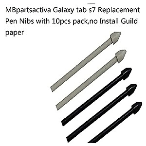 (2 Pack) Stylus s Pen Nibs/Tips Replacement for Samsung Galaxy Tab S7 11.0" Wi-Fi/LTE/5G,Galaxy Tab S7+/S7 Plus 12.4" Wi-Fi/LTE/5G ( Black)