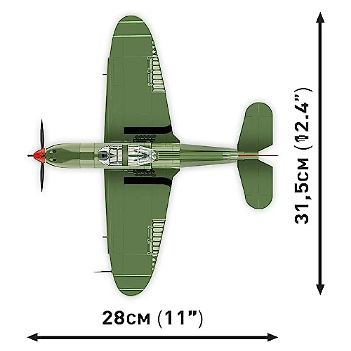 COBI Historical Collection WWII Bell® P-39Q AIRACOBRA® Aircraft