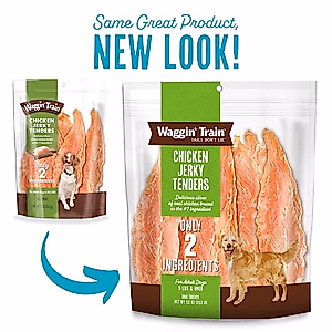 Waggin' Train Chicken Jerky for Dogs - Limited Ingredient Dog Treats for Dogs 30 oz. Pouch