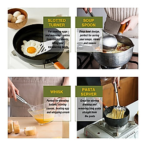 Stainless Steel Kitchen Utensil Set- Fungun 28 Pcs Cooking Nonstick Cookware Set with Spatula - Best Gadgets Tools Kitchen Accessories