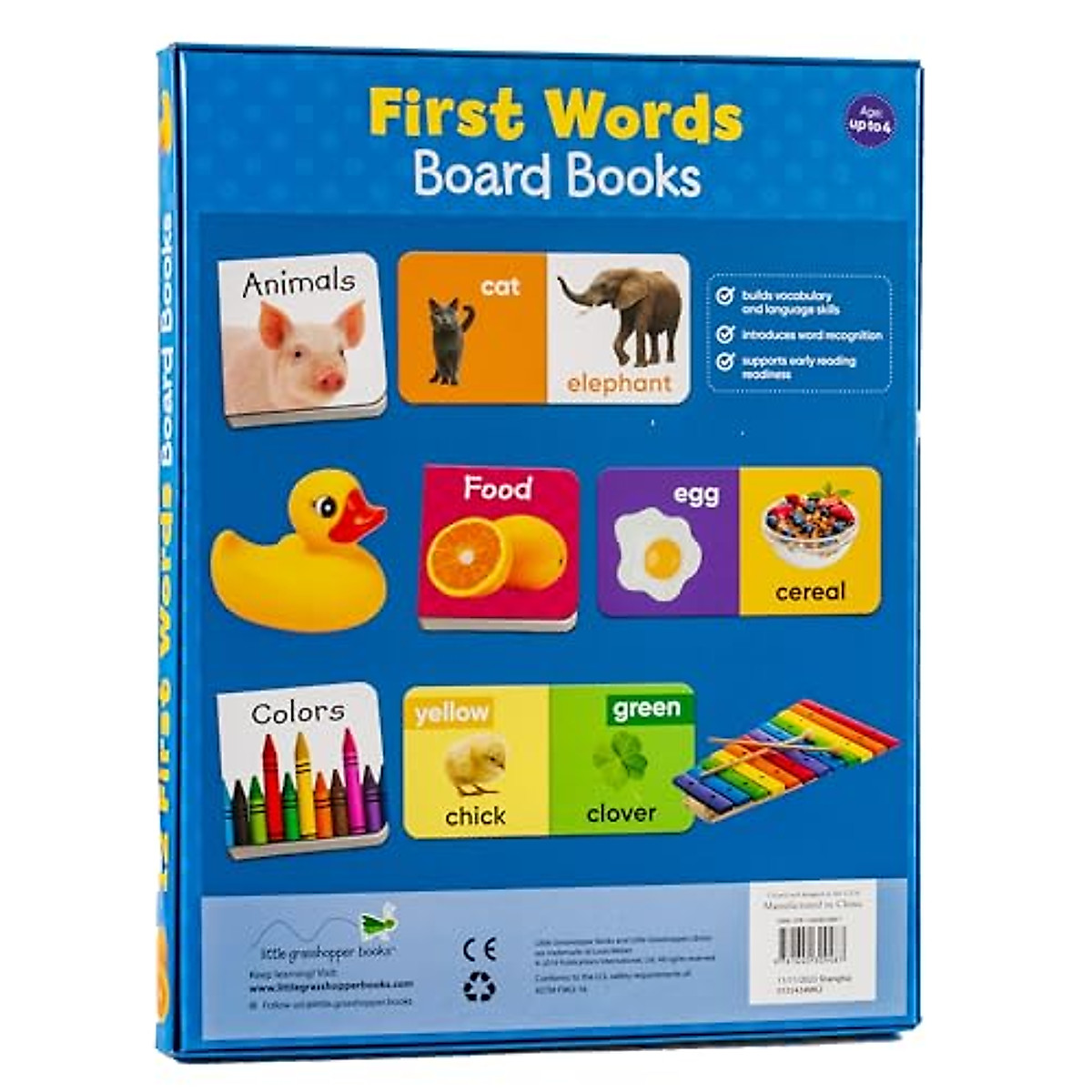 First Words (12 Board Book Set) (Early Learning)
