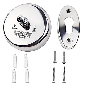 Retractable Clothesline Adjustable Laundry String Line SUS304 Stainless Steel Clothes Dryer Hotel Style Heavy Duty Clothes Line Dryer