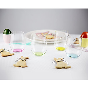 Riedel O Crystal Wine Tumbler Happy, Set of 4