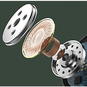 One-Touch On/Off Bluetooth 5.0 Stereo Earbuds 4 Hours Talking or Playtime Deep Bass Crystal-Clear Calls Headset with Charging Case for iPhone & Android Phone, White, J18