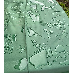 J&C 3 Seats Patio Loveseat Bench Cover Waterproof Dust-Proof Lounge Porch Sofa Protective Outdoor Furniture Set Covers for Garden Loveseat (green-74.6x26x35)