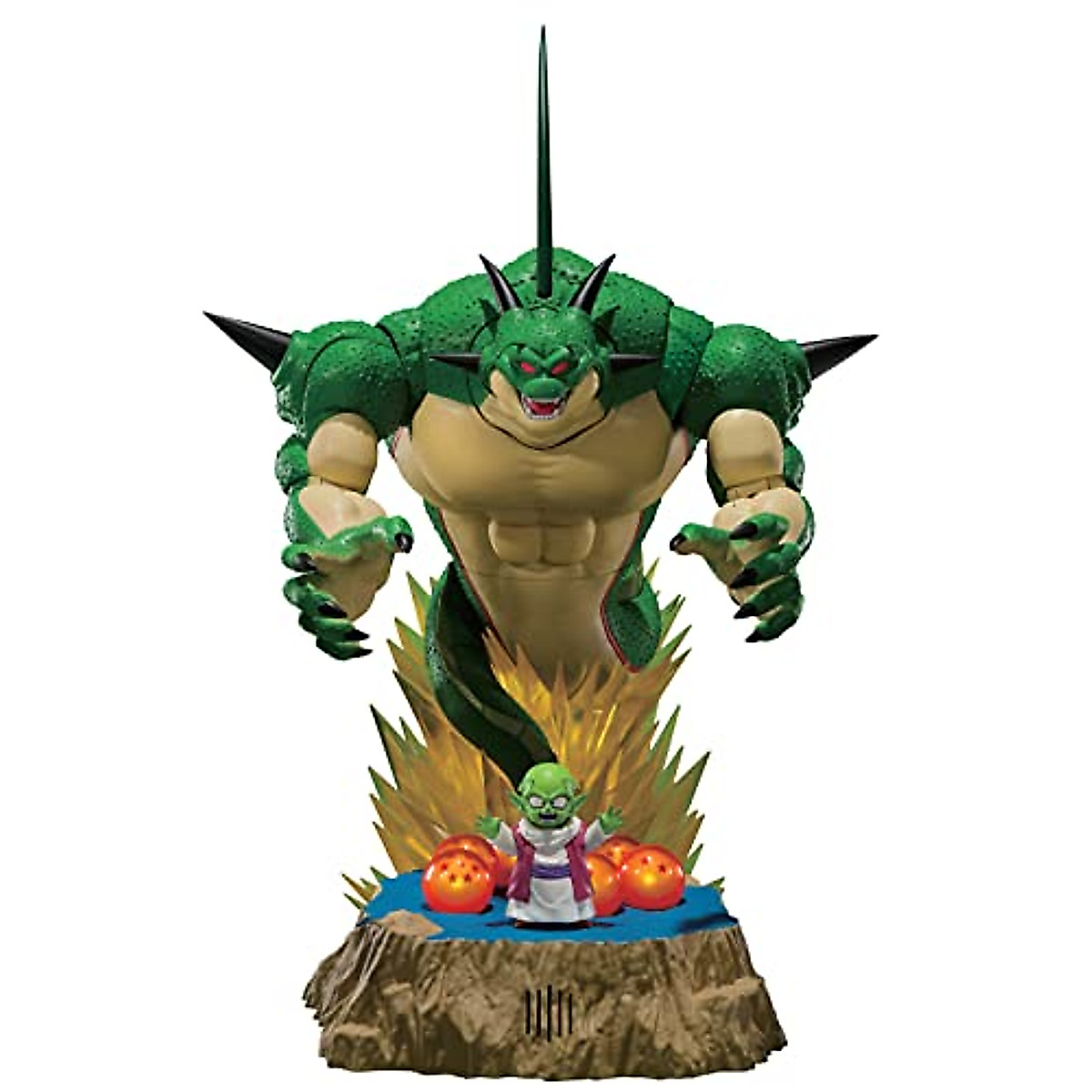 TAMASHII NATIONS - Dragon Ball Z - Porunga & Dende Luminous Dragon Ball Set (Come Forth, Genuine Shenron!!), Bandai Spirits S.H.Figuarts Action Figure