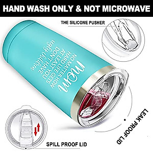 SpenMeta Gifts for Mom - Birthday Gifts for Mom from Daughter, Son, Husband - Mom No Matter What/ugly Children, Christmas Gifts for Mother, Mothers Day Gift Idea - 20oz Mom Tumbler