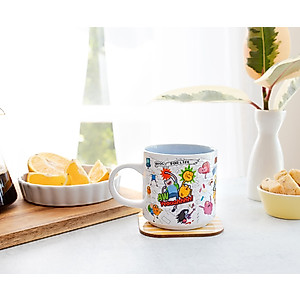 Adventure Time Characters Single Stackable Ceramic Mug | Coffee Cup For Tea, Espresso, Cocoa | Holds 13 Ounces