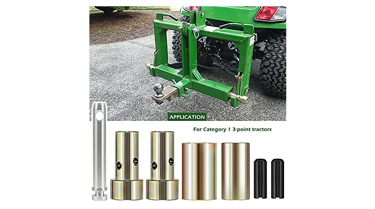 Heavy Duty Top Link & Quick Hitch Bushing Kit for Category I Tractors