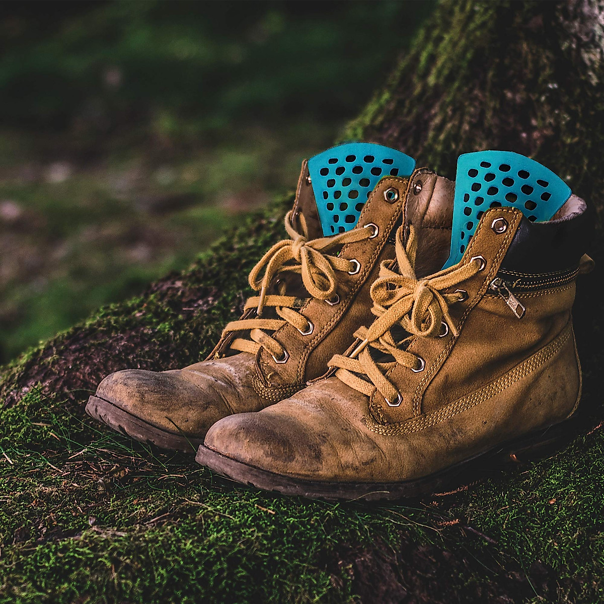 remodeez Deodorizer and Odor Eliminator, Nontoxic Coconut, Activated Charcoal, Natural Air Fresheners, Moisture & Odor Absorber for Shoe (Blue, 1-Pair), (2)