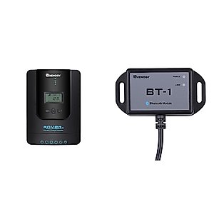 Renogy Rover 20A 12V/24V Auto DC Input MPPT Solar Charge Controller with Bluetooth Module
