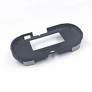 L3 R3 Matte Hand Grip Handle Joypad Stand Case with L2 R2 Trigger Grips Handel Holder Button For PS Vita PSV 2000 （Black）
