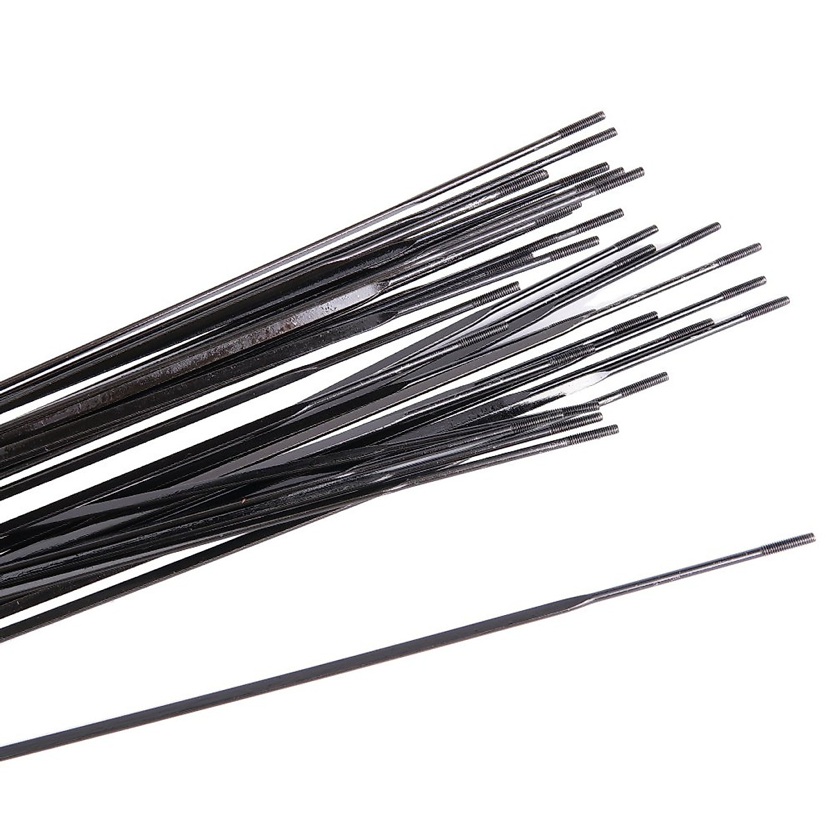 JINYAWEI Spokes Nipples Mountain Bike Road Bicycle Straight Pull Spokes with Nipples 26 650B 27.5 29 700C Wheels Cycling Spokes (Color : 292mm)