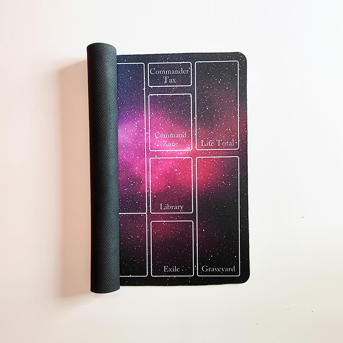 SIXTORE Starry Sky 14x24in MTG Playmat with MTG Zone Layout Compatible for EDH and Commander(sky1,Stitched)