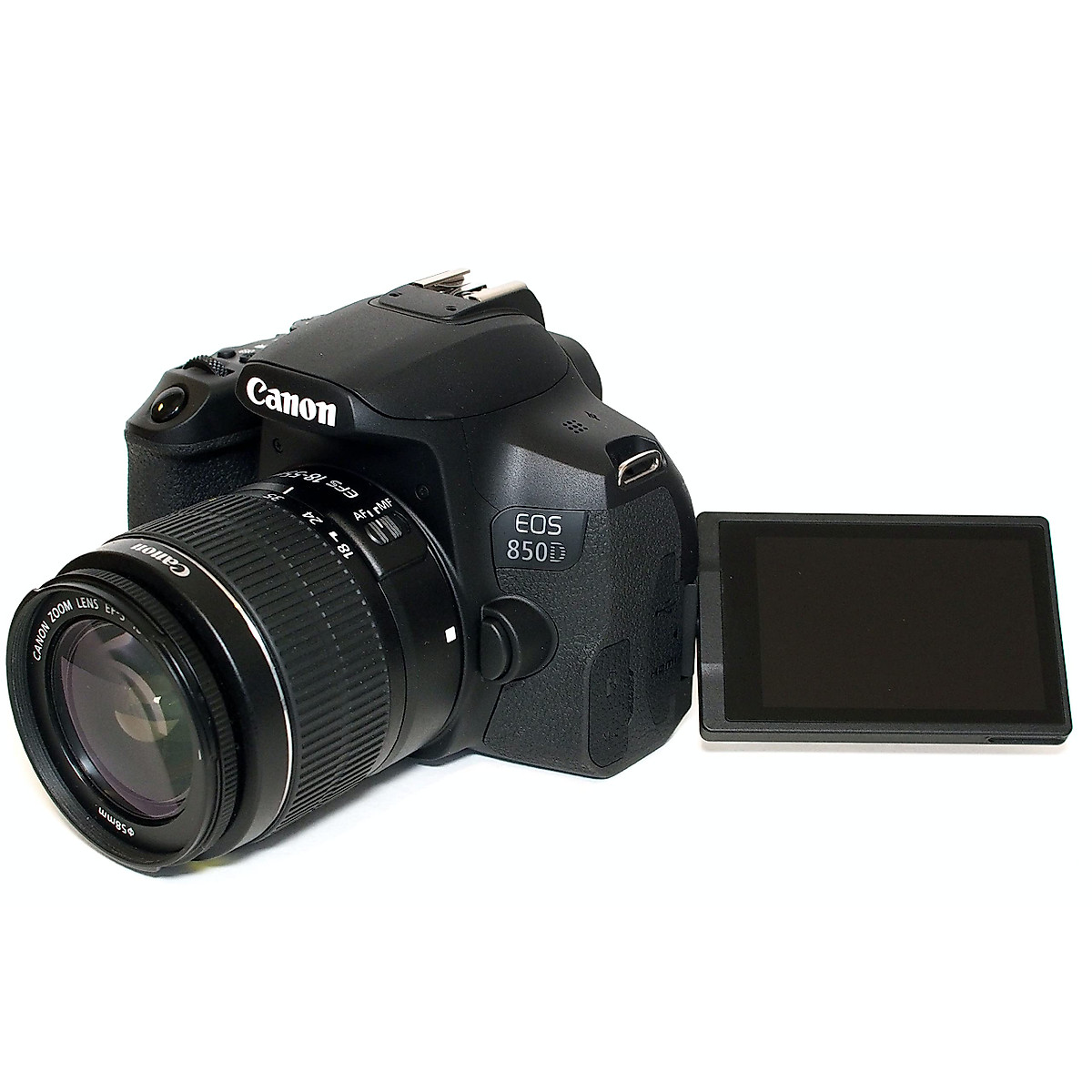 Canon EOS 850D/T8i Vlogger Kit:EF-S 18-55mm,EF 75-300mm & 420-800mm Lenses,64GB Memory Card,Ring Light,Spider Tripod,3 Piece Filter Kit,Gadget Bag,Remote Shutter,USB Card Reader & Cleaning Kit