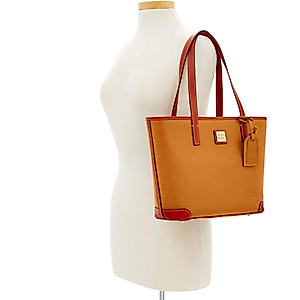 Dooney & Bourke Handbag, Pebble Grain Charleston Tote - Caramel