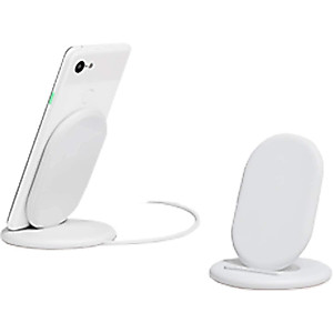 Google Pixel Stand Fast Wireless Charger - Pixel Stand for Pixel 5, Pixel 4, Pixel 4XL, Pixel 3 and Pixel 3XL w/Detail Cleaning Kit for Phone (Micro Fiber Cloth, Mini Brushes, Towelettes) - Bundle