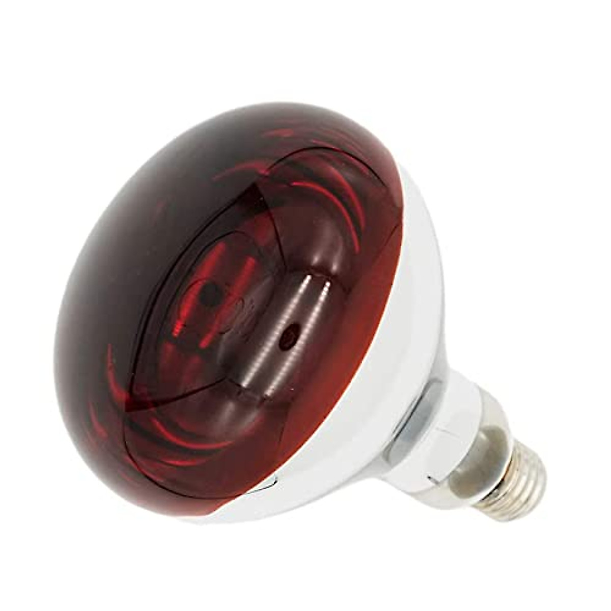 Qixivcom 2-Packs 275W Heat Lamp Bulb Infrared Heating Bulbs Dark Red Light Glass Heat Lamp E26 Waterproof Anti-Explosion Thickened Bulbs for Piglet Chicken Duck Birds Bathroom Light Therapy Use