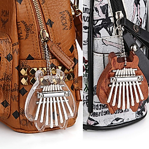 Mini Kalimba 2 Packs with Case, Fixm Thumb Piano 8 Keys, Finger Piano Great Gifts for Kids, Adults and Beginners