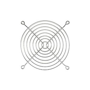 Bgears 2 Pieces Pack Cooling Fan Grill 120mm