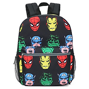Marvel Avengers Kids Full Size All Over Print 16" Comic Backpack