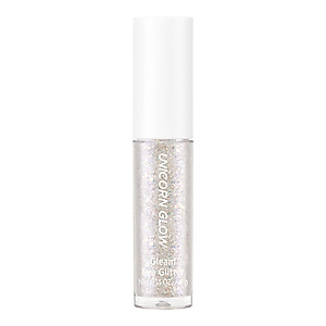 UNICORN GLOW Gleam Eye Glitter 01 Mirror, Liquid Glitter Eyeshadow for High Impact Glam Looks 0.14 oz. / 4 g Made in Korea