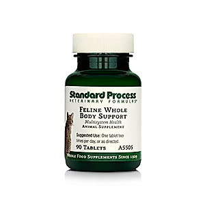 Standard Process - Feline Whole Body Support - Daily Supplement for Cats - 90 Tablets