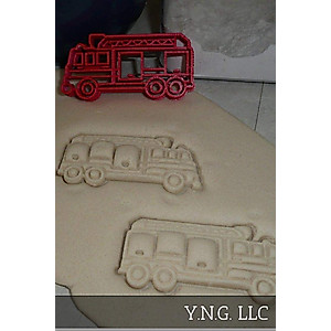 CITY VEHICLES BUCKET TRUCK POLICE CAR AMBULANCE FIRE SET OF 6 COOKIE CUTTERS MADE IN USA PR1258
