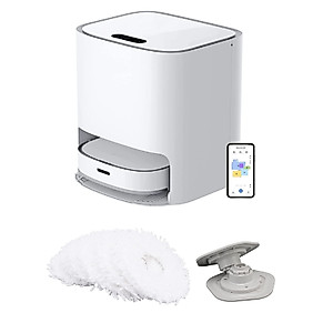 GLOGLOW Dreame Bot W10 W10 Pro Vacuum Cleaner Mop Cloths Pads Replacement with Holder - & Easy to Maintain, Reduce Dust, Essential Accessories for Dreame Bot W10 W10 Pro