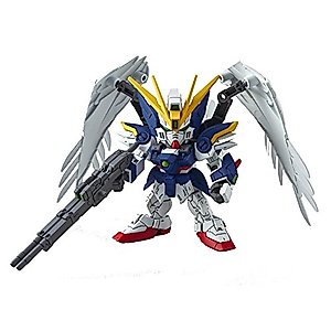Bandai Hobby SD EX-Standard Wing Gundam Zero Version EW Action Figure, Multi, 8" (BAN202754)