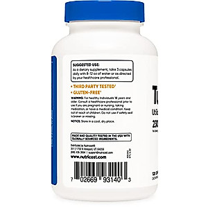 Nutricost Turmeric Curcumin with BioPerine and 95% Curcuminoids, 2300mg, 120 Capsules, Veggie Capsules, 767mg Per Cap, 40 Servings, Gluten Free, Non-GMO