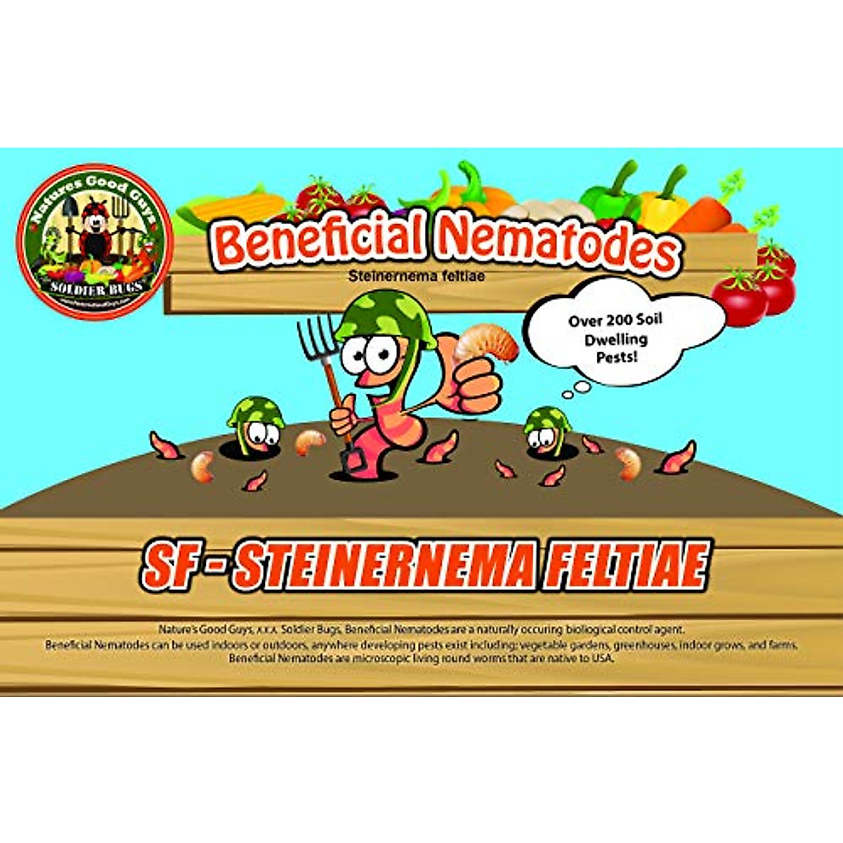 5 Million Live Beneficial Nematodes Sf - Fungus Gnat/Rootknot Gall Exterminator