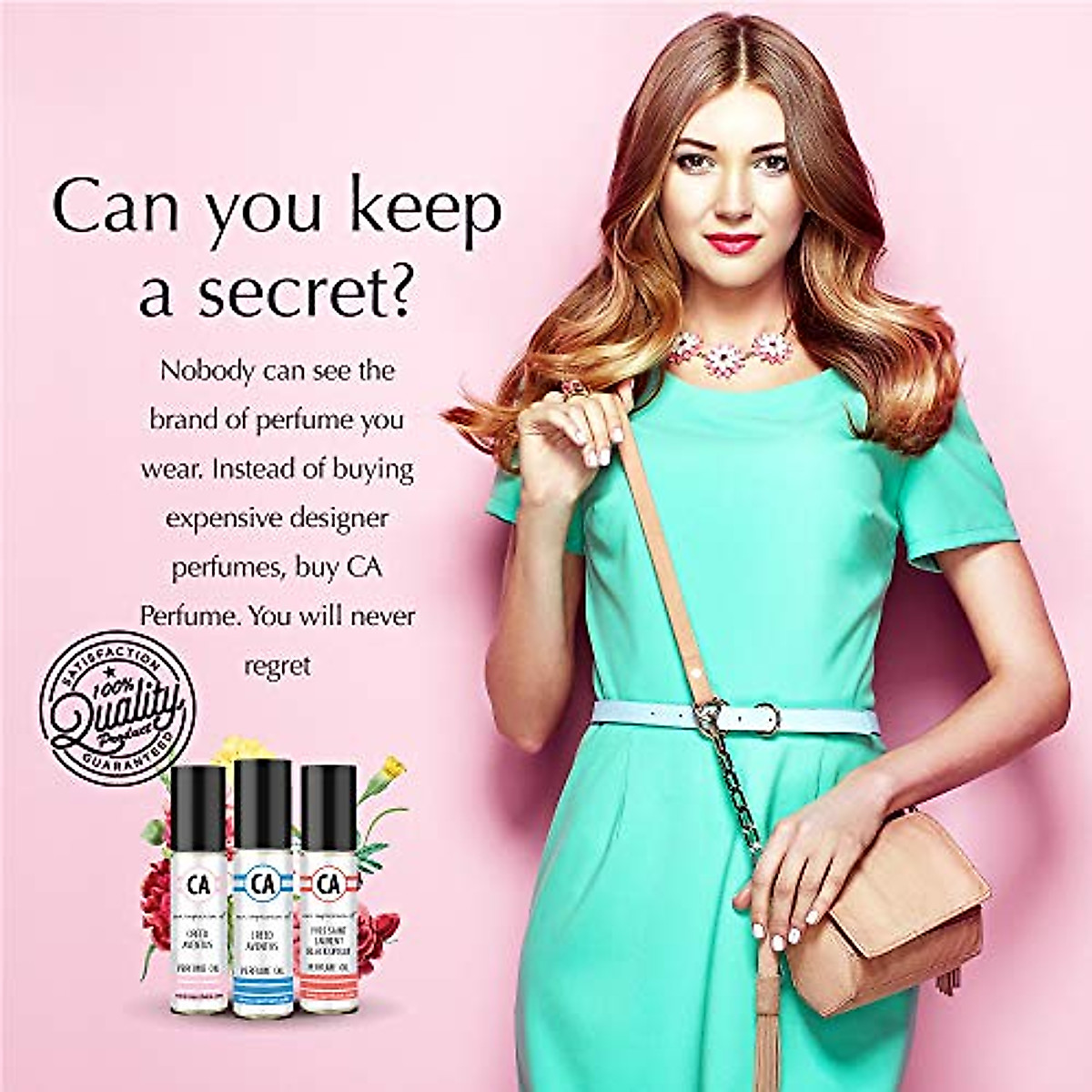 CA Perfume All Time Classic Women Set Impression of (Number 5 + Velvet Orchid + Black Opinum + Goddes Girls + Modemoiselle) Fragrance Body Oils Essential Travel Size Roll-On (0.3 Fl Oz/10 ml) x5