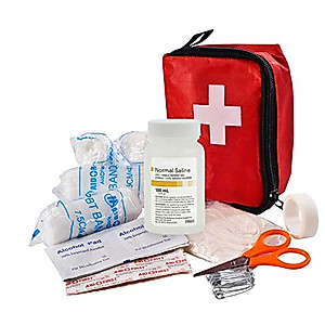 Normal Saline 100 mL. 0.9% Sodium Chloride. Case of 48 Irrigation Solutions for Irrigation of Devices. Sterile Wound Care Solution Bottle. DO NOT Ship to California