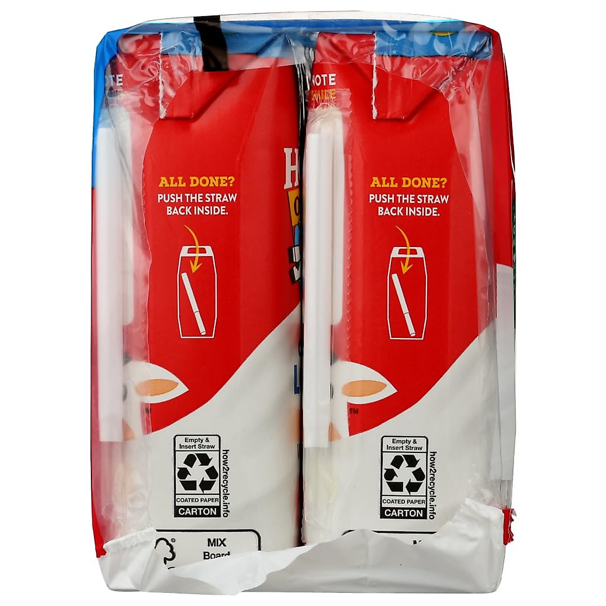 Horizon Organic Lowfat Milk 8 fl. oz., 6 Count (Pack of 2)