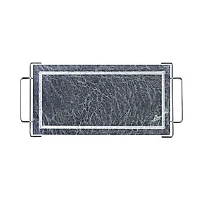 Ibili Raclette Stone Table Grill - Non-Stick Flat Top Marble Surface, Made in Spain, Removable Cooking Stone, Fast Heating & Adjustable Temperature, Indoor/Outdoor Use - Includes 2 Burner Set