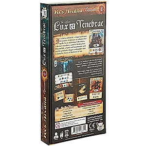 Res Arcana Lux et Tenabrae Board Game EXPANSION - Magical Fantasy Adventure Game, Strategy Game for Kids & Adults, Ages 14+, 2-5 Players, 30-60 Min Playtime, Made by Sand Castle Games