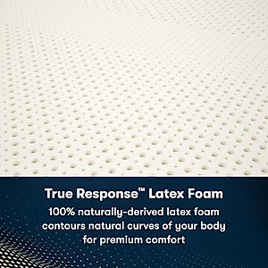 Serta iComfortPro - Kingston 14" Firm Queen Latex Foam Mattress - Cooling System, 5 Support Zones, and Responsive Latex Foam - 100 Night Trial and CertiPUR-US Certified